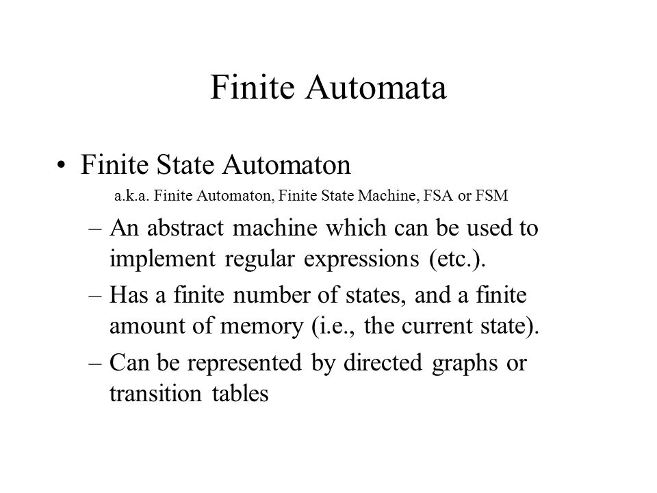 Finite state automata superset - gogreenpsawe Finite state automata superset - gogreenpsawe