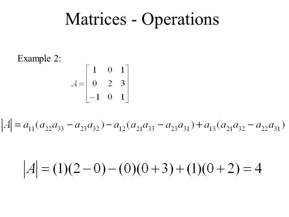 Matrices Introduction. Matrices - Introduction Matrix Algebra Has At