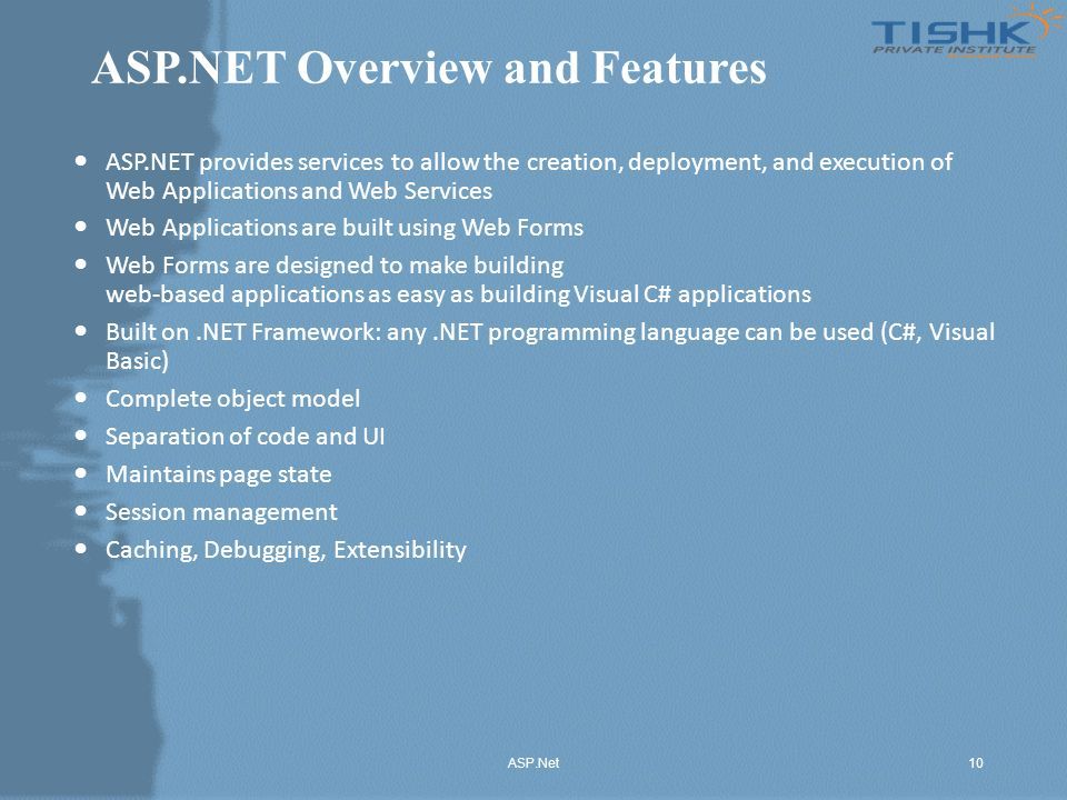 Introduction To Web Programming Using Aspnet Aspnet Ppt Download 7446