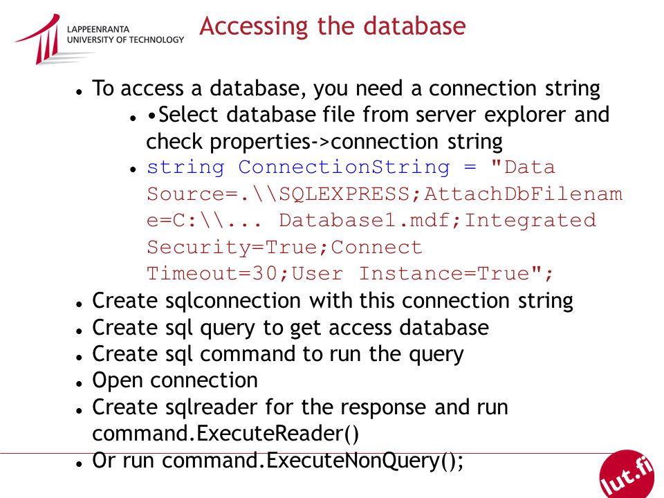 Adding A Database To Web Service Add A Database Service Add New Item Sql Server Database Add 8273