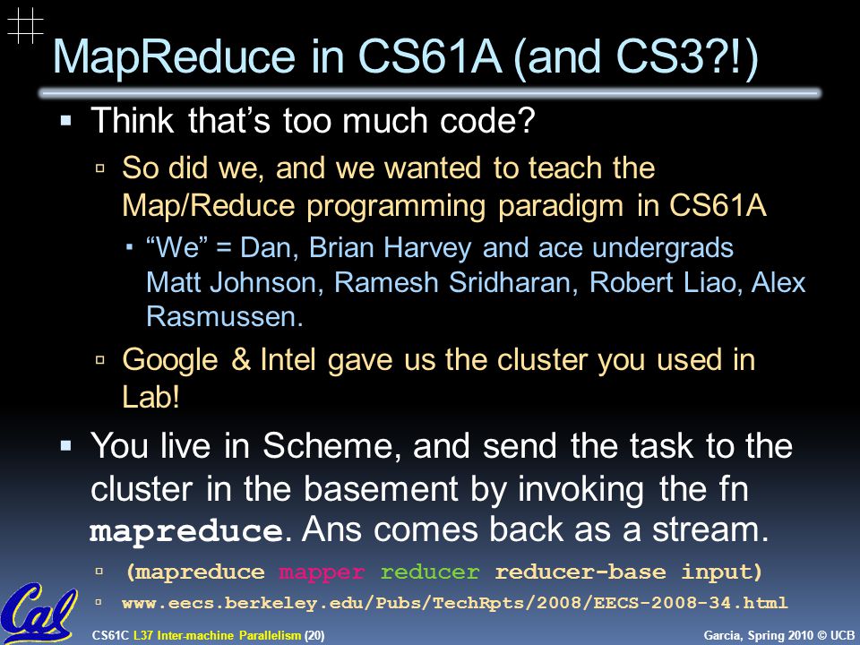 ~cs61c Ucb Cs61c Machine Structures Lecture 37