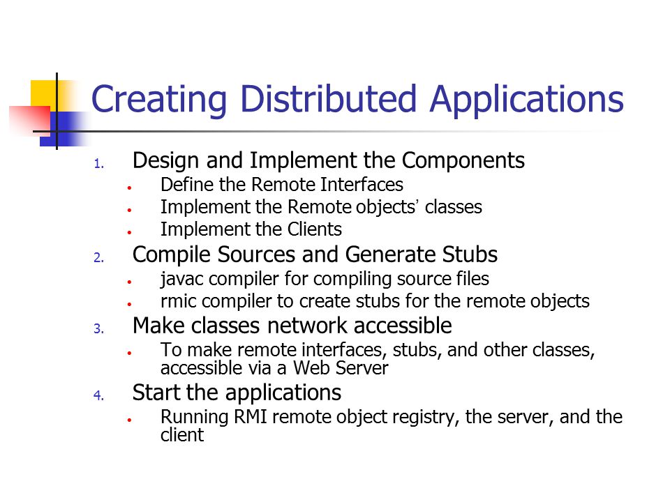Algorithm Programming Distributed Programming In Java Bar Ilan