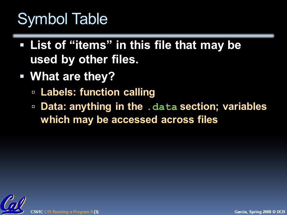 ~cs61c Ucb Cs61c Machine Structures Lecture 19