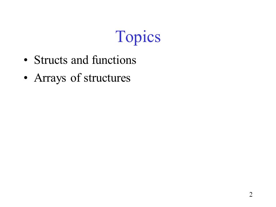 1 Cse1301 Computer Programming Lecture 23 Structures Part 2 Ppt