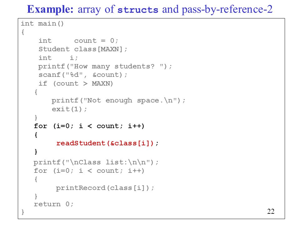 1 Cse1301 Computer Programming Lecture 23 Structures Part 2 Ppt