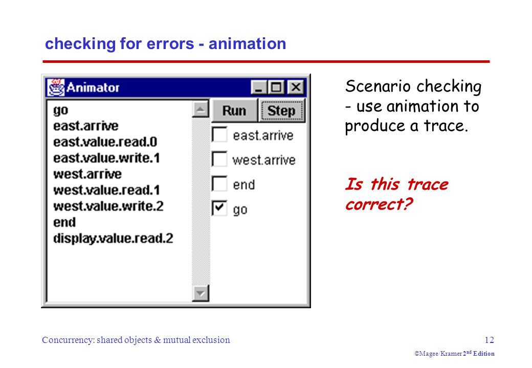 Concurrency Shared Objects And Mutual Exclusion1 ©magee Kramer 2 Nd Edition Chapter 4 Shared