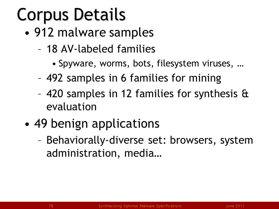 Behavior-based Malware Detection Somesh Jha University Of Wisconsin