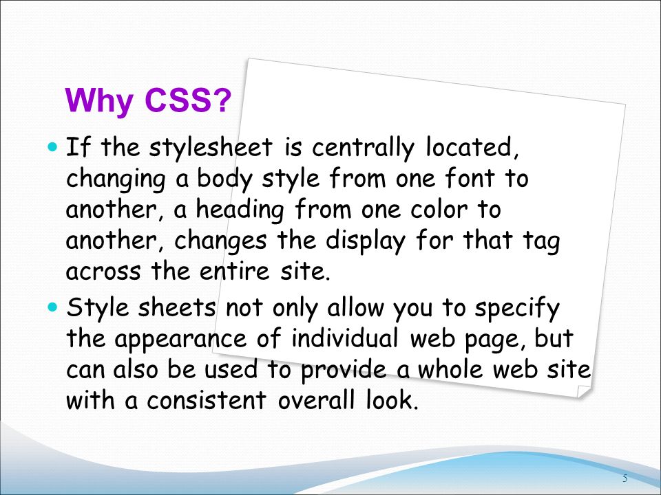 Cascading Style Sheets Css 1 What Is Css Why Css How To Write A