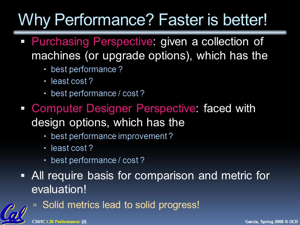 ~cs61c Ucb Cs61c Machine Structures Lecture 38