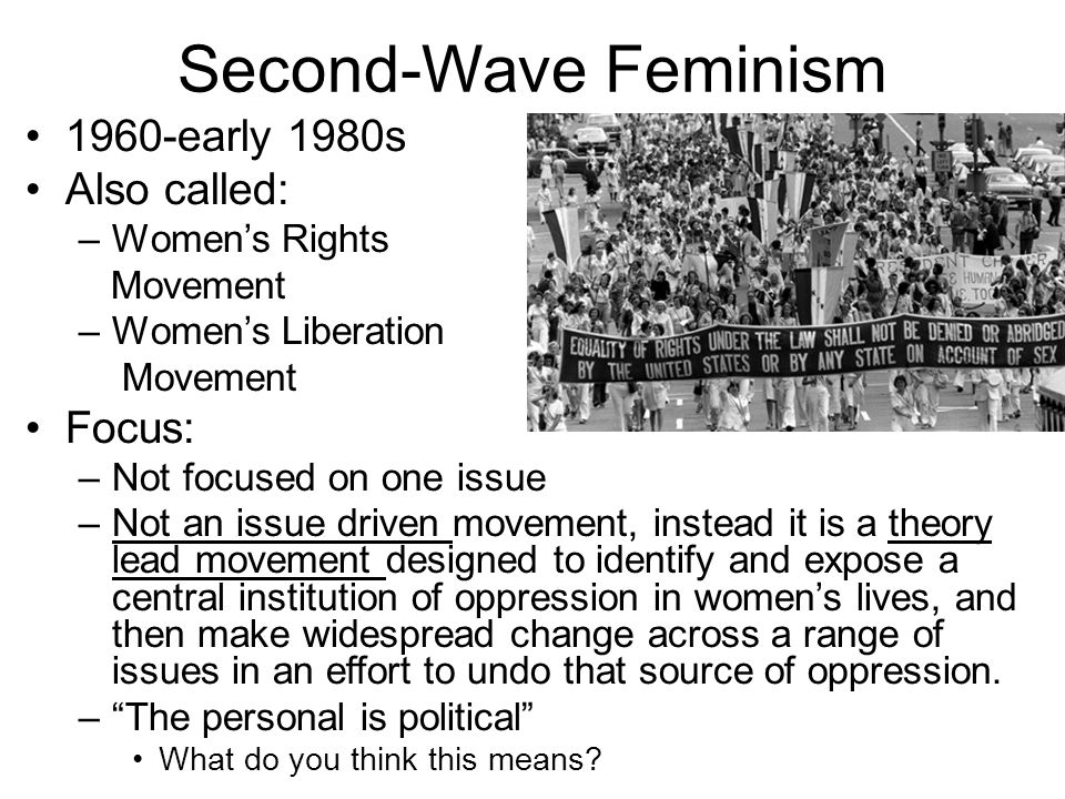L21 23 Womens Rights Movement Of The 1960s The Struggle For Equality