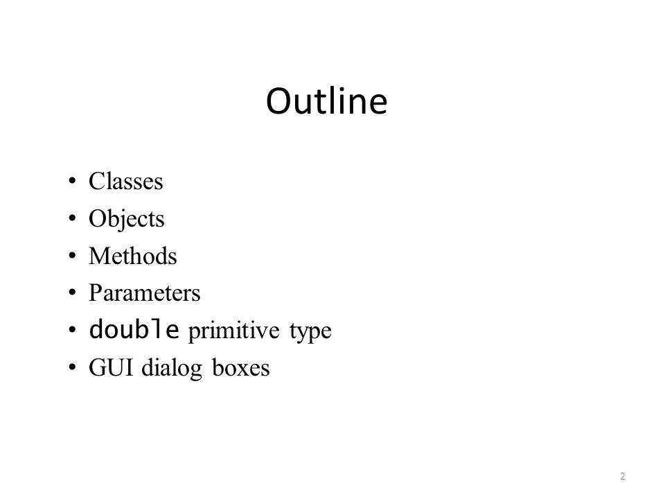 Object Oriented Programming Classes Objects Methods Strings 1