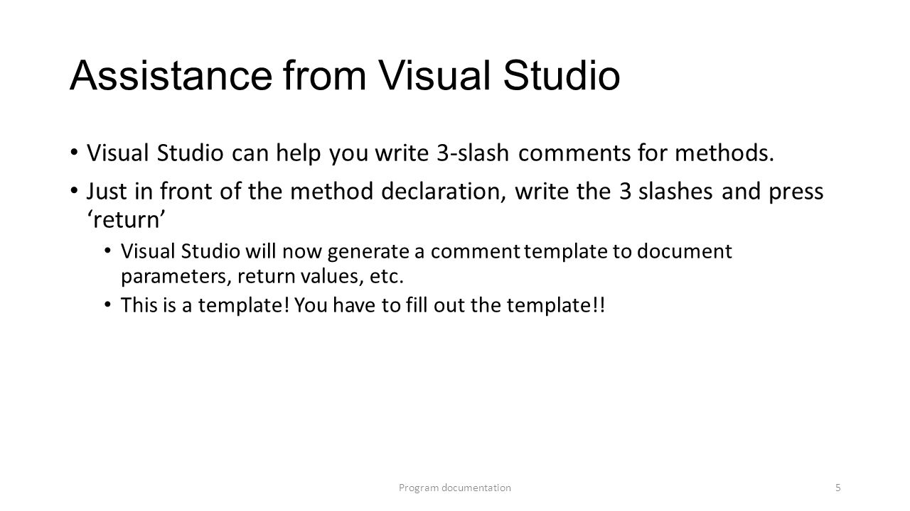 Program Documentation Using The Doxygen Tool Program Documentation1