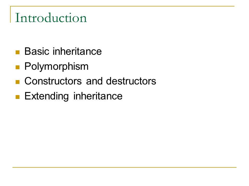 CE Further Programming Concepts in C++ Lecture 5 Inheritance ... CE Further Programming Concepts in C++ Lecture 5 Inheritance ...