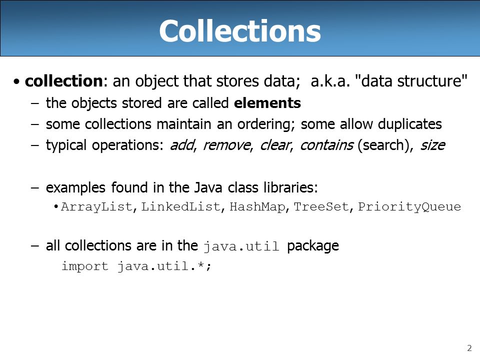 Cse 143 Lecture 2 More Arraylist Classes And Objects Reading 101