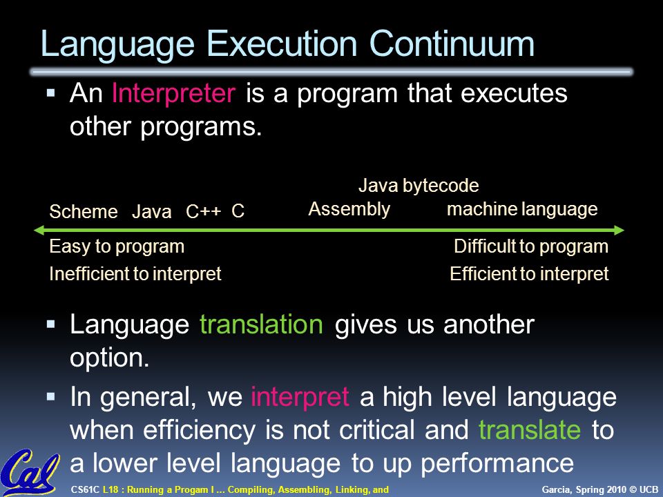 ~cs61c Ucb Cs61c Machine Structures Lecture 18