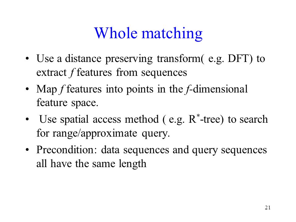 Subsequence Matching In Time Series Databases Xiaojin Xu Ppt Download