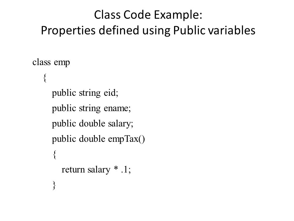 C# Java Classes Isys 350. Introduction To Classes A Class Is The