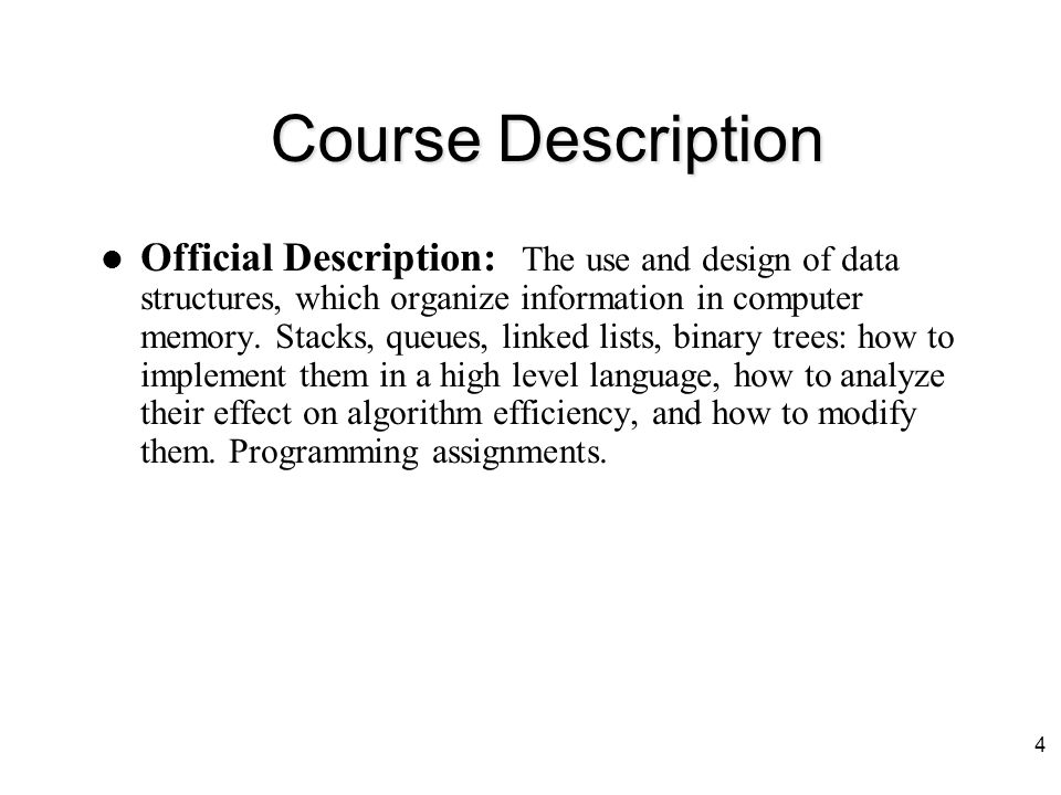 Computer Science 102 Data Structures And Algorithms Csci Ua0102 Fall
