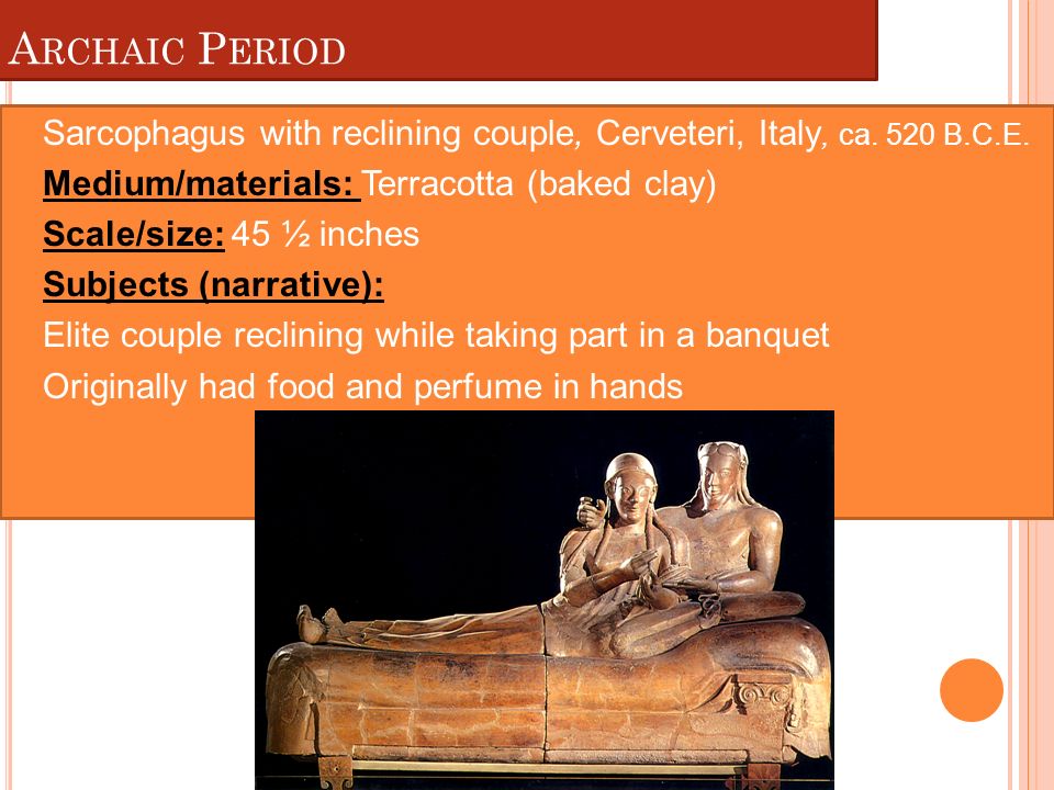 Reclining Couple On A Sarcophagus From Cerveteri