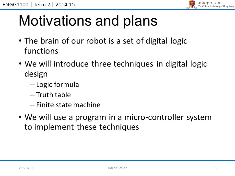 Engg1100 Introduction To Engineering Design Digital Logic Part 1 Prof