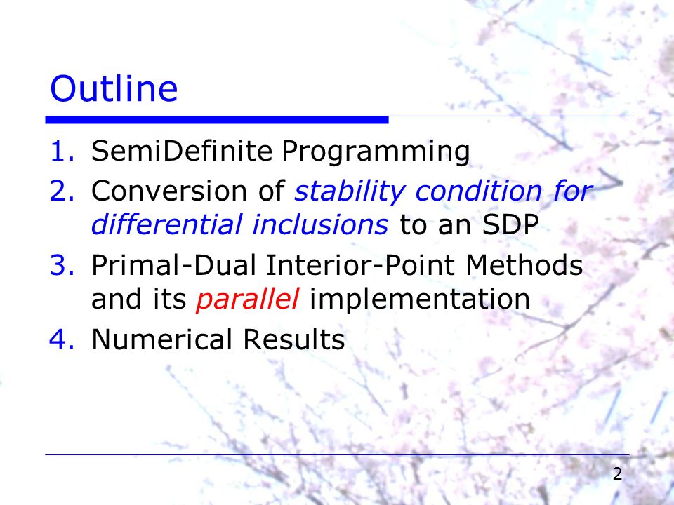 1 Efficient Parallel Software For Large Scale Semidefinite Programs Makoto Tokyo Tech Katsuki