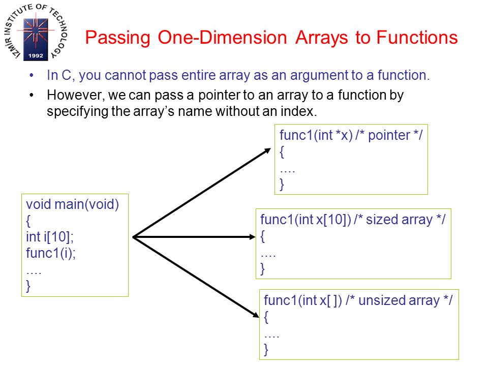 Introduction To Computer Algorithmics And Programming Ceng 113 Arrays