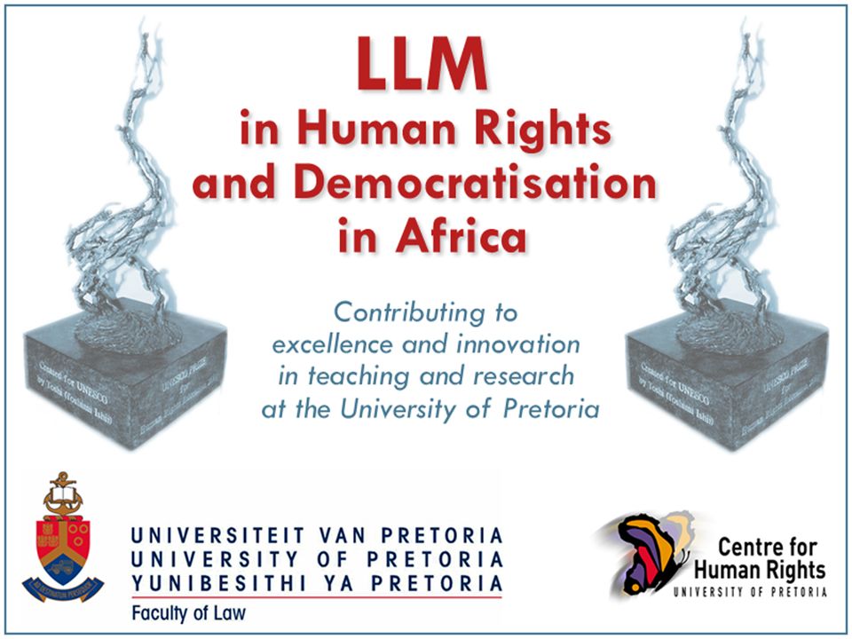 Llm In Human Rights And Democratisation In Africa Contributing To