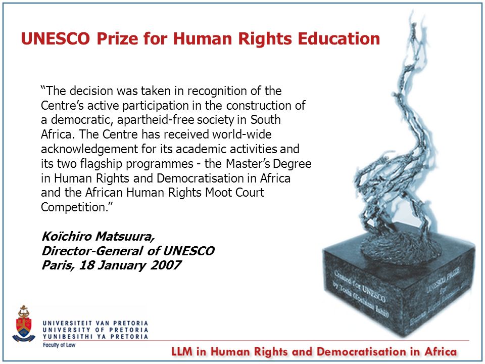 Llm In Human Rights And Democratisation In Africa Contributing To