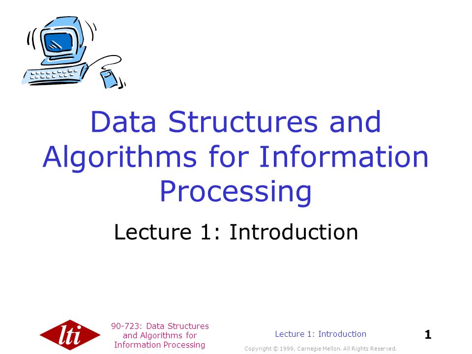 90 723 Data Structures And Algorithms For Information Processing