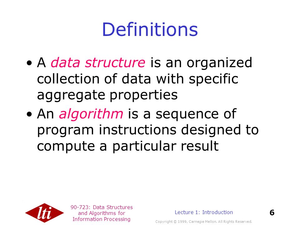 90 723 Data Structures And Algorithms For Information Processing