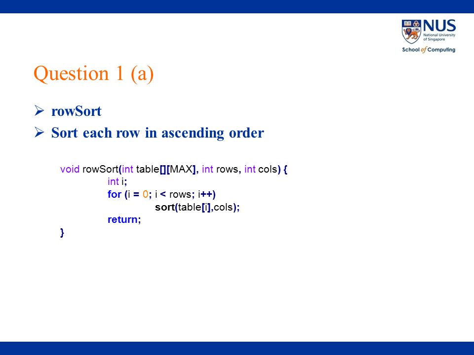 Cs1010e Programming Methodology Tutorial 9 Pointers In Arrays 6571