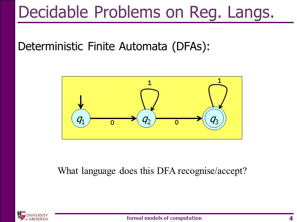 Cs4026 Formal Models Of Computation Part Iii Computability And Complexity