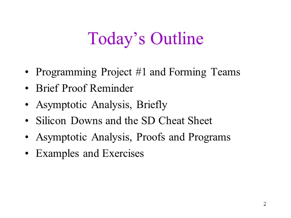 Cs221 Algorithms And Data Structures Lecture 1 Complexity Theory And