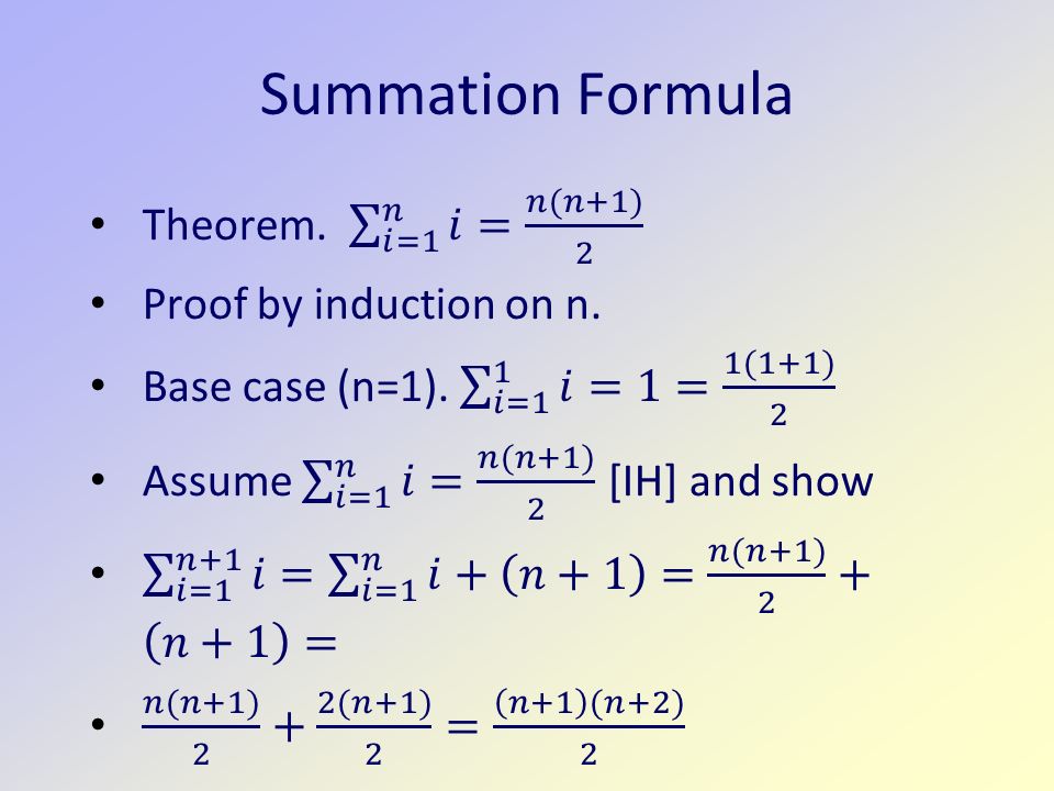 From … To Induction Cs 270 Math Foundations Of Cs Jeremy Johnson. - Ppt