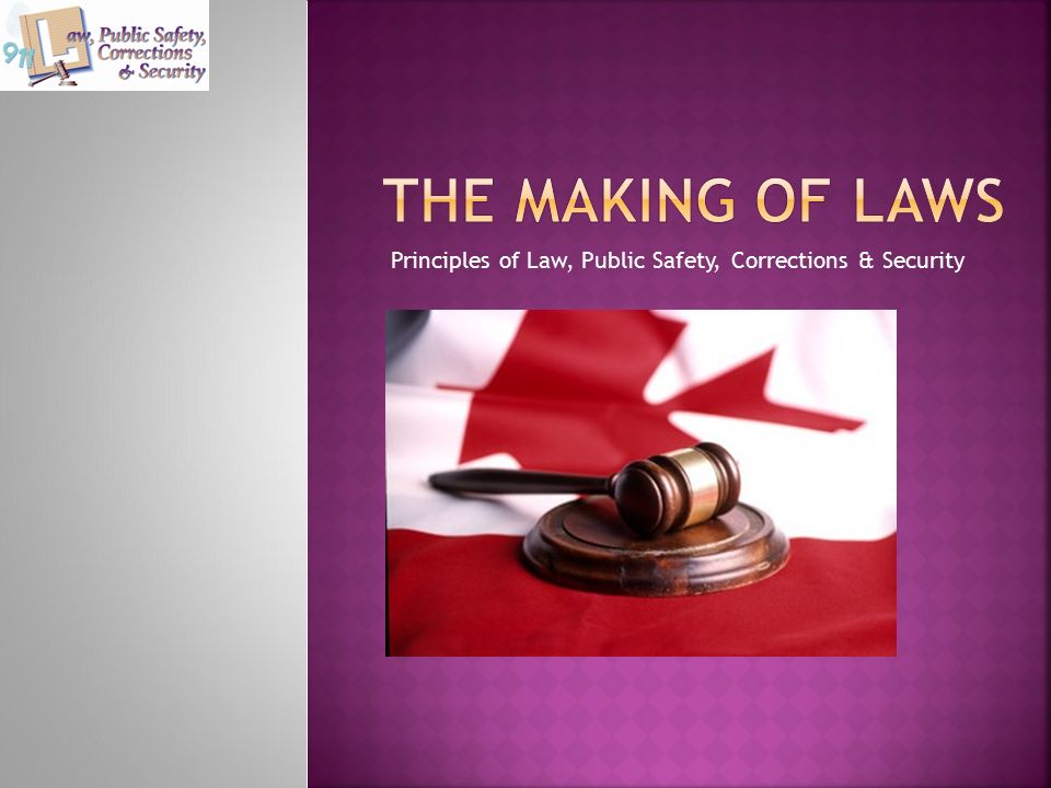 Principles Of Law Public Safety Corrections And Security Ppt Download