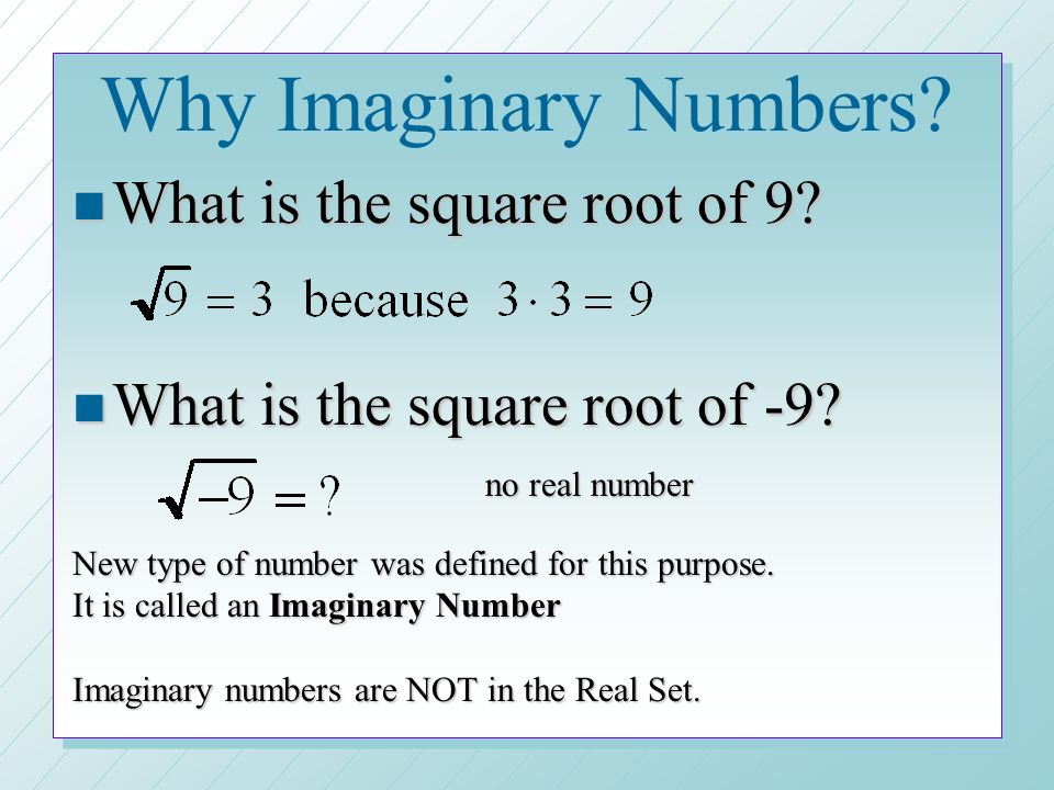 Imaginary Unit