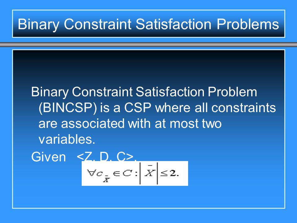 Solving Bcsp Using Ga And Pbil Constraint Satisfaction Problem Group 8181