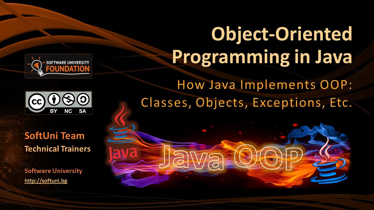 Object Oriented Programming In Java How Java Implements Oop Classes