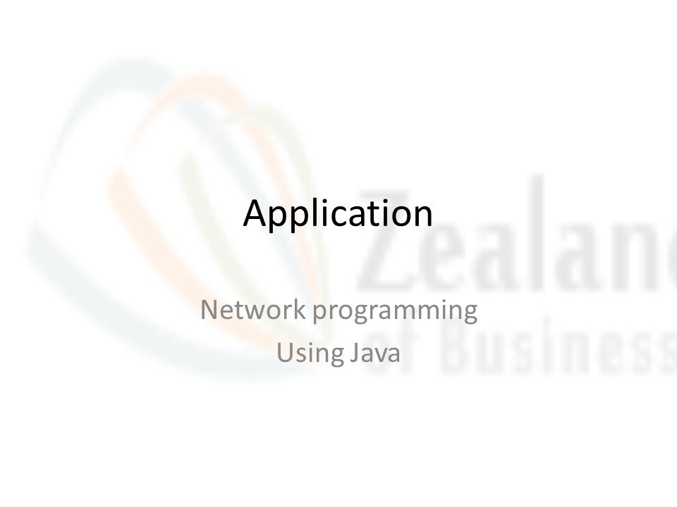 Application Network Programming Using Java Application Layer2 2 Socket Programming Socket Door 6985