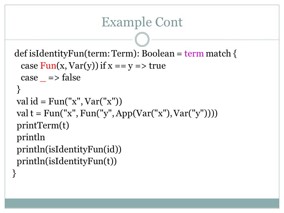 Umbc Cmsc 331 Case Classes In Scala Intro Basic Properties Case