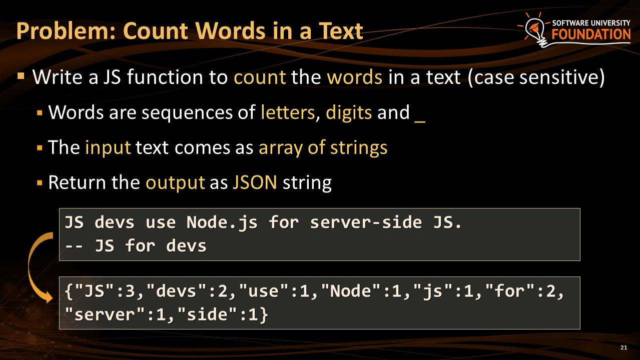 Objects And Associative Arrays Objects Json Associative Arrays Maps And Sets Softuni Team 2320