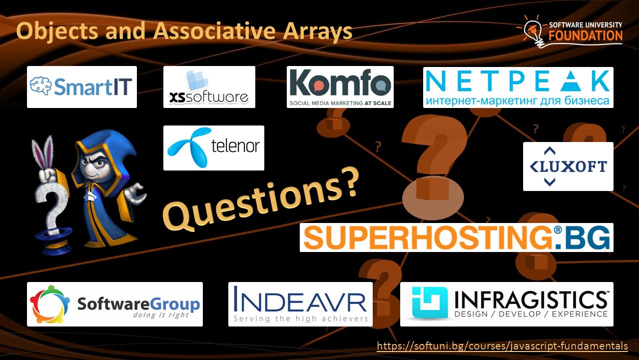 Objects And Associative Arrays Objects Json Associative Arrays Maps And Sets Softuni Team 8984