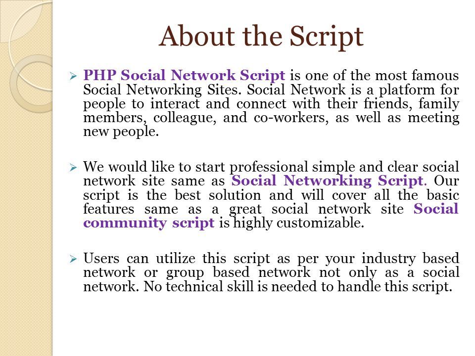 Social Networking Script Php Social Network Script Open Source Social Networking Script 5711