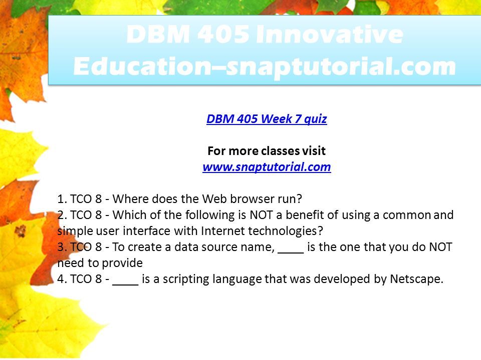 DBM 405 Innovative Education- -snaptutorial.com - ppt download DBM 405 Innovative Education- -snaptutorial.com - ppt download
