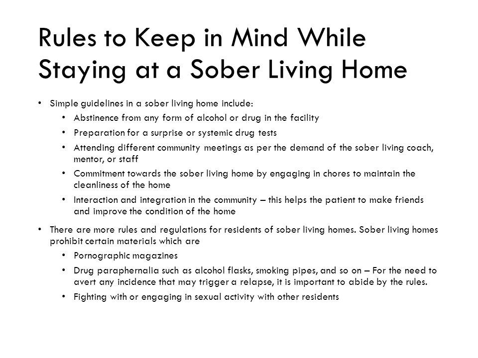 Why Sober Living Home Is A Successful Recovery Option Ppt Download